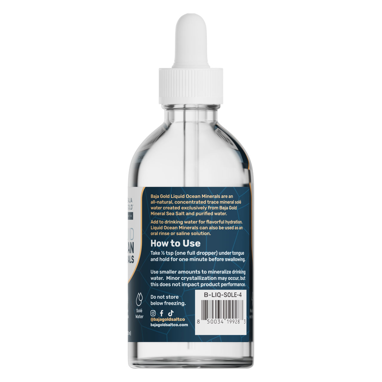 Baja Gold Liquid Ocean Minerals 4 Oz – Official Barbara O'Neill