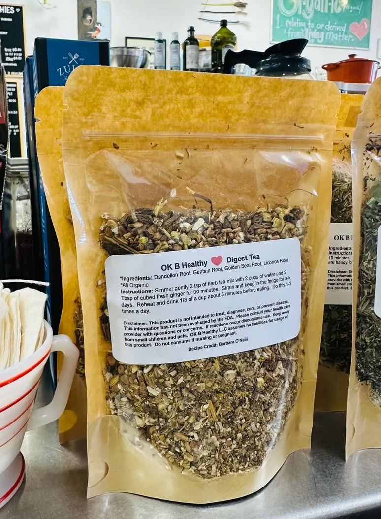 Organic Digest Tea 3oz – Official Barbara O'Neill